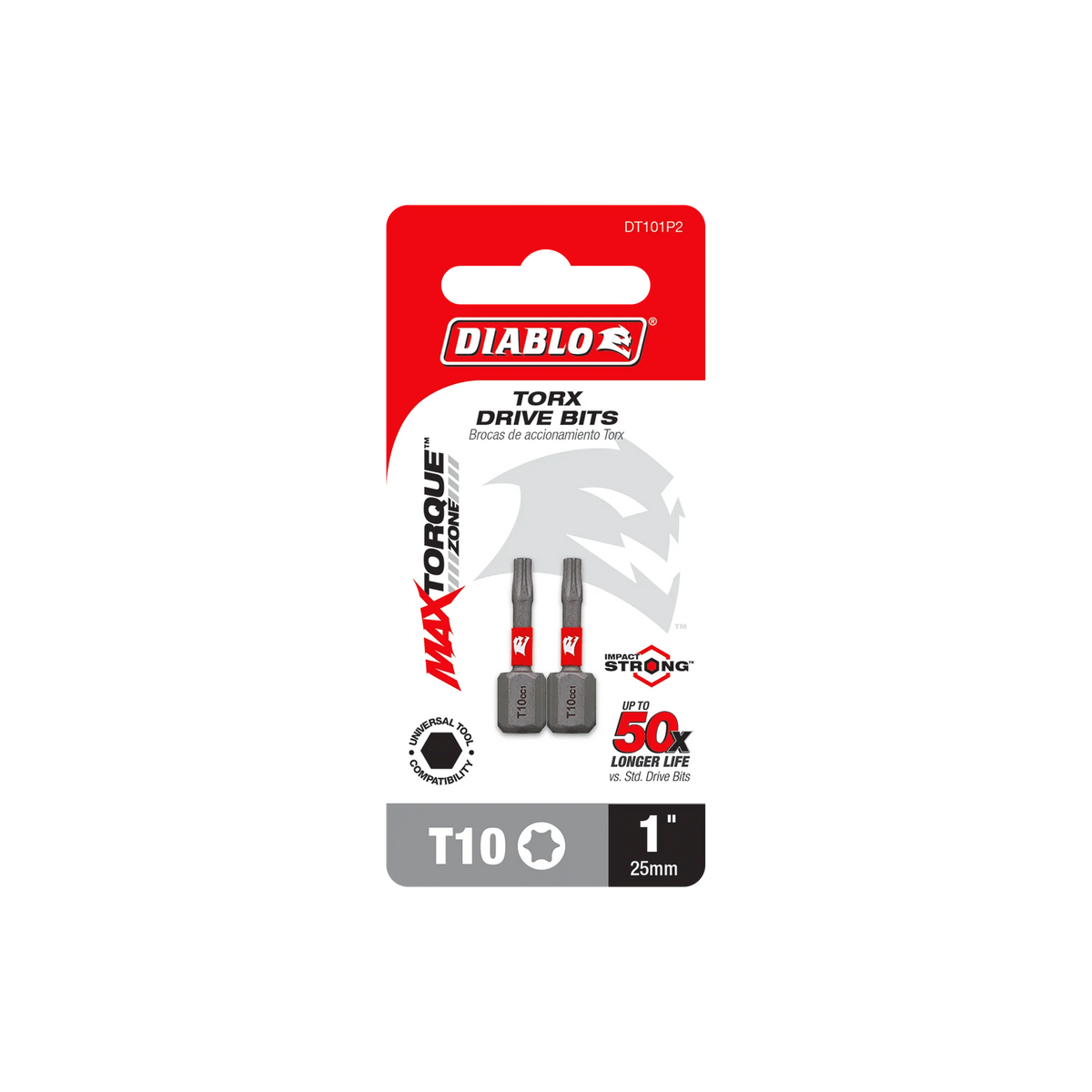 Diablo Torx Drive Bits for 1/4" Hex Shank Drills — Griff Building Supplies