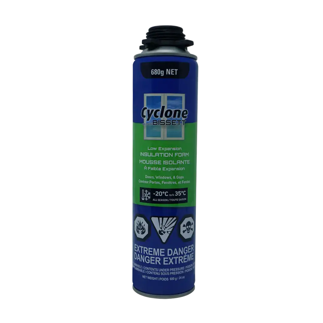 Bissett Cyclone Low Expansion Insulation Spray Foam for Gun Dispenser ...