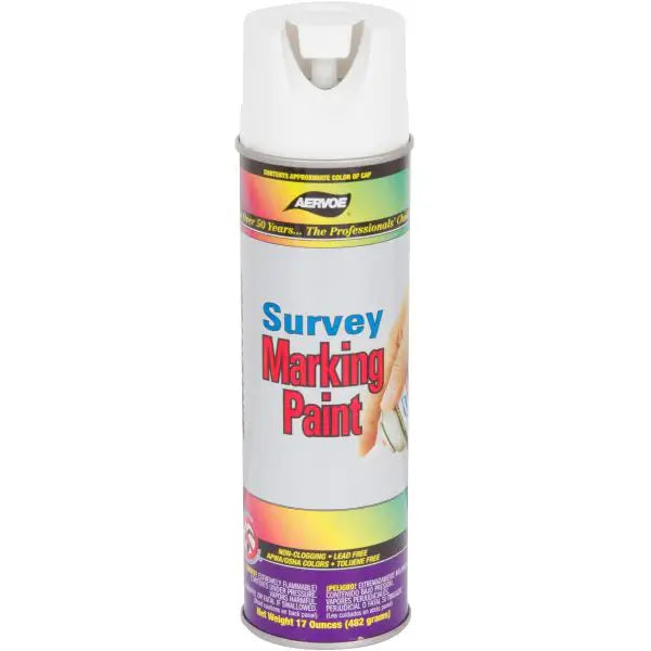 Survey Marking Paint White 482g — Griff Building Supplies