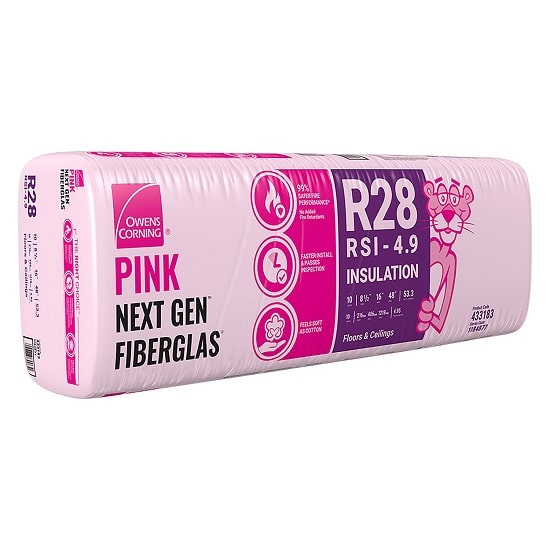 PINK NEXT GEN™ FIBERGLAS® Insulation R28 x 15-inch — Griff Building ...
